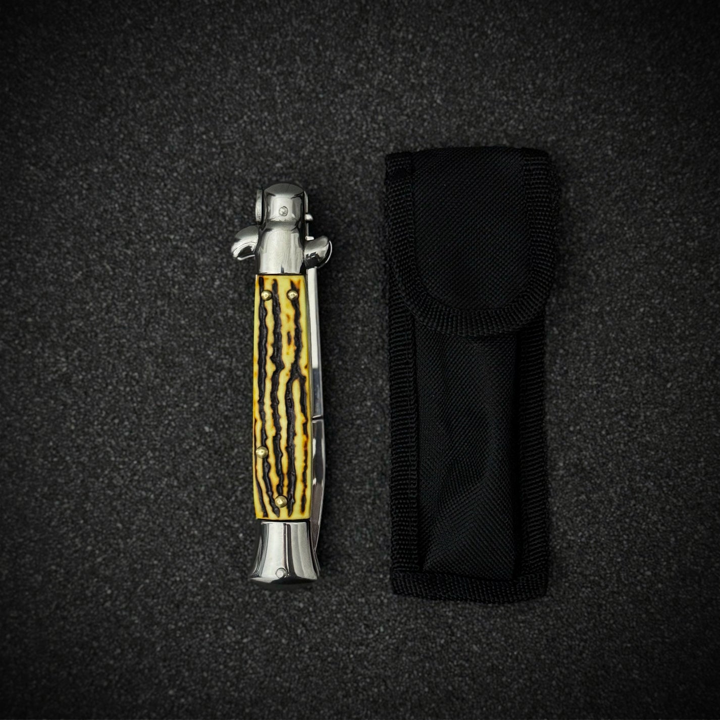 Italian Stag Knife | Sleek Design | Timeless Craftsmanship
